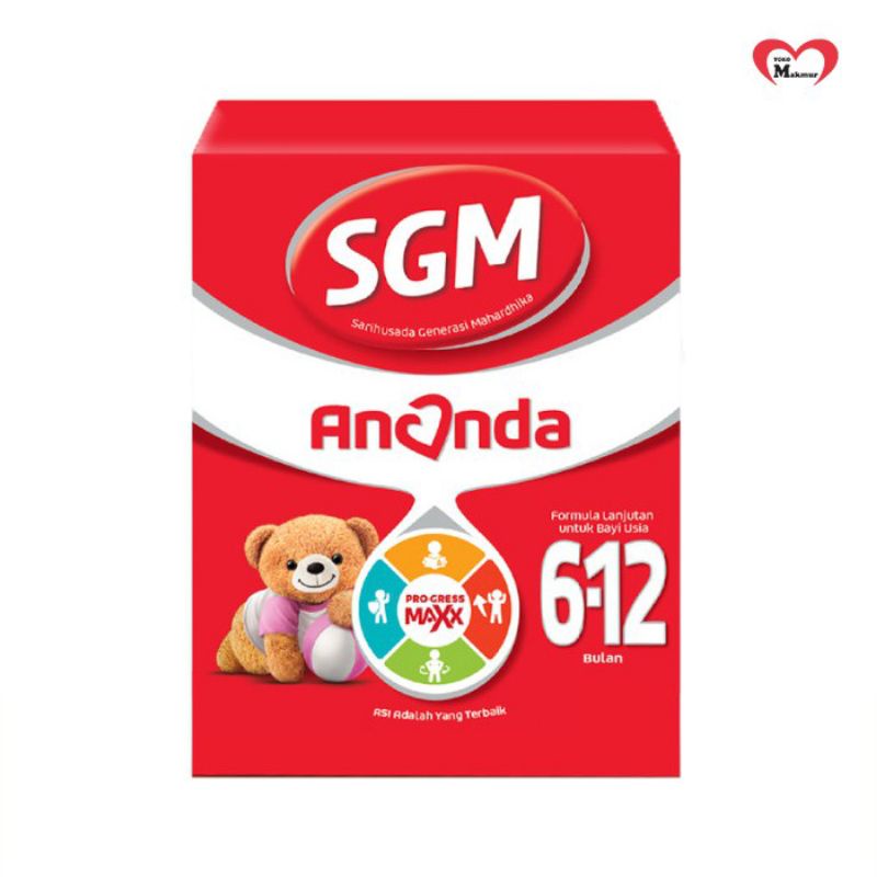 Jual SGM Ananda Susu Formula 6-12 bulan 600gr | Shopee Indonesia