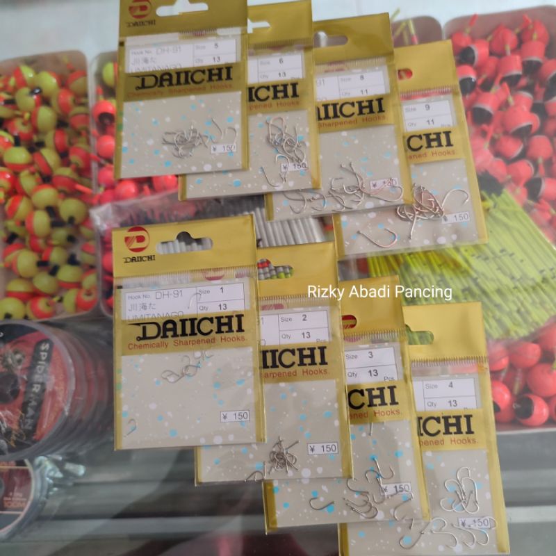 Jual Kail Daichi DH-91 Lubang, Tersedia Ukuran 1 Sampai 10 | Shopee ...