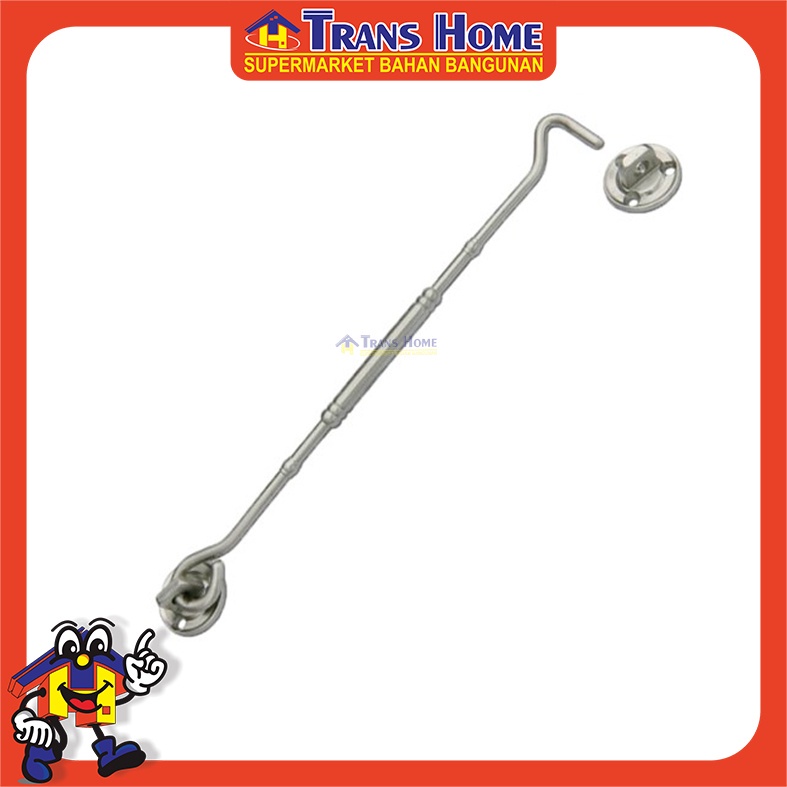Jual Hak/Kait Angin Window Hook Penahan Pintu HA.641 10" SN (SOLID ...