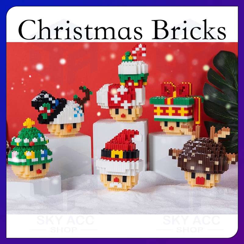 Jual Nano Block Christmas-Santa Claus | Bricks education Nano Block ...