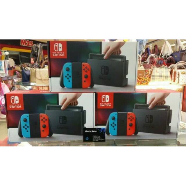 Jual Nintendo Switch Neon Blue & Neon Red | Support CFW | Shopee Indonesia