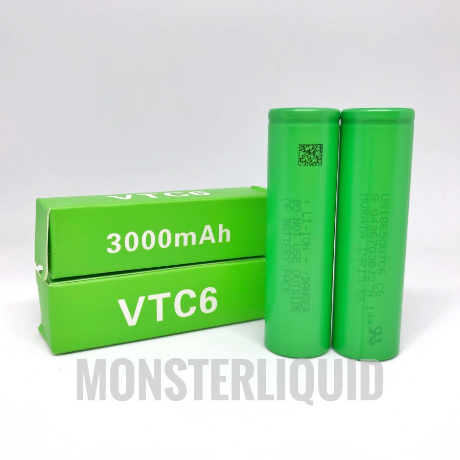 Jual BATTERY SONY VTC 6 18650 3000MAH AUTHENTIC HARGA SATUAN | Shopee ...