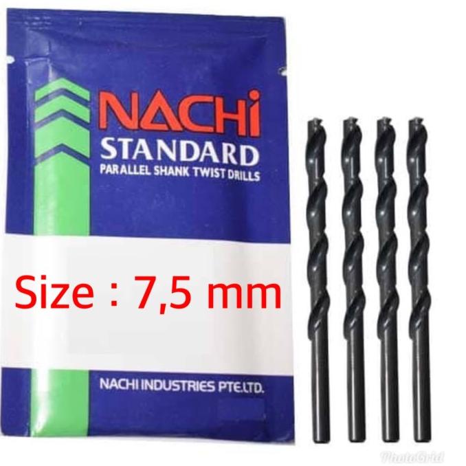 Jual Nachi 7.5 Mm Mata Bor Besi Hss (Ori) | Shopee Indonesia