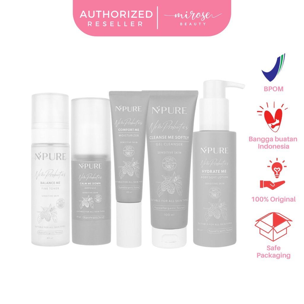 Jual NPURE Noni Probiotics Series Ampoule | Toner | Body Serum ...