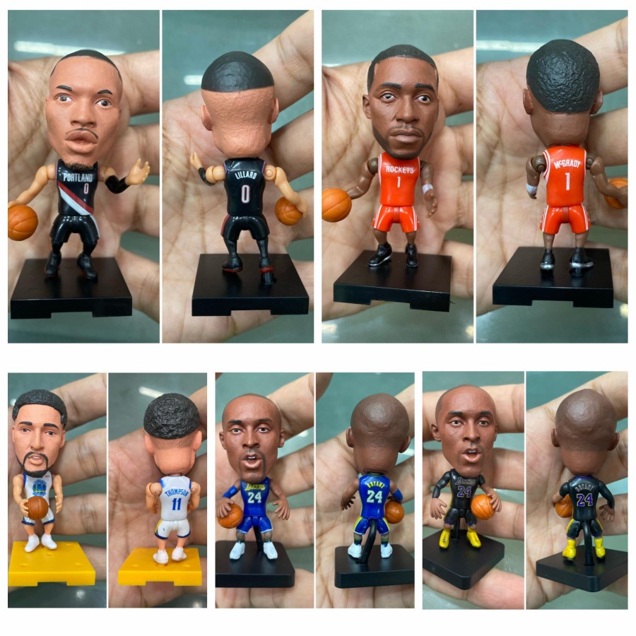 Jual Figure miniatur Pemain Basket NBA / Mini Figure Basket Kobe Bryant ...