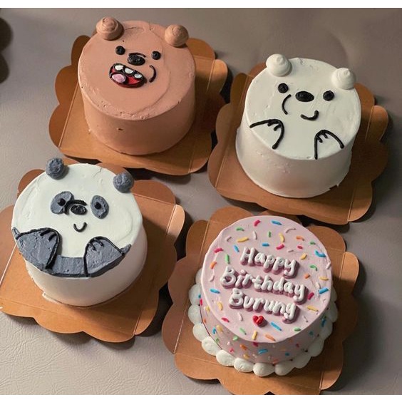 Jual CAMIHAKO & DOUGH Bento Cake/ Korean Cake Unique/Karakter Design ...