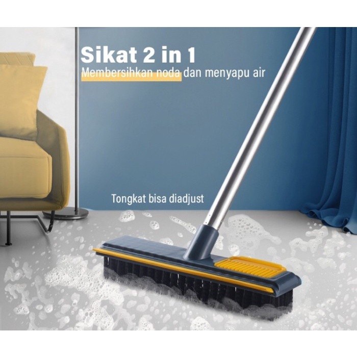 Jual Berus Sikat Lantai Kamar Mandi Pembersih Dinding WC Wiper Dorong ...