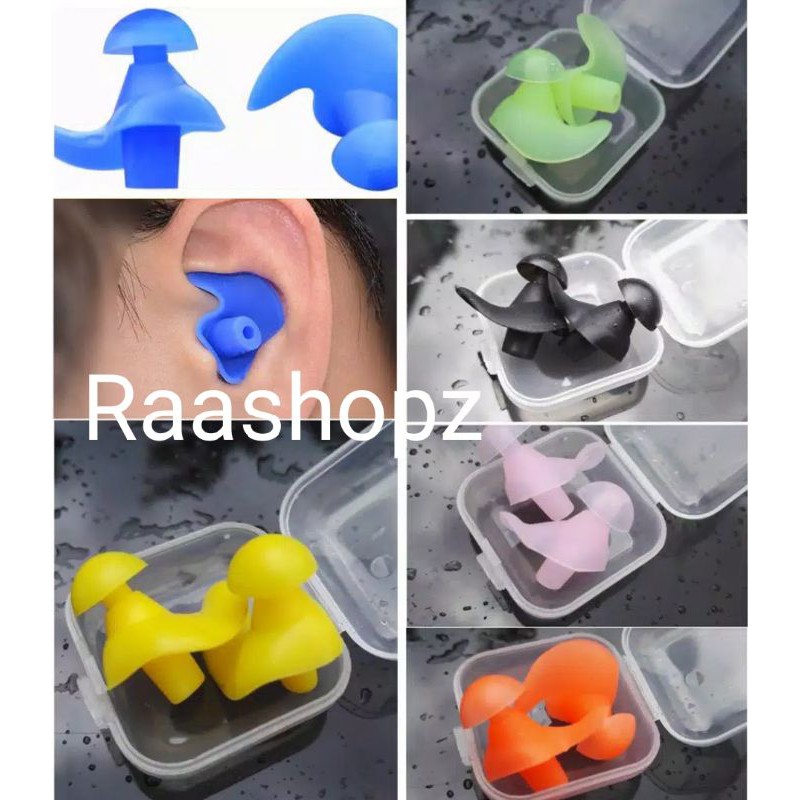 Jual Ear Plug Spiral Waterproof - Penyumbat Telinga Renang - Earplug ...