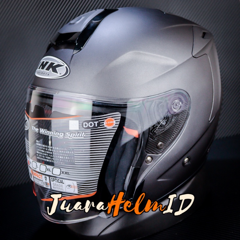 Jual INK HELM DYNAMIC / GUNMETAL DOFF / SOLID DYNAMIC / HALF FACE ...
