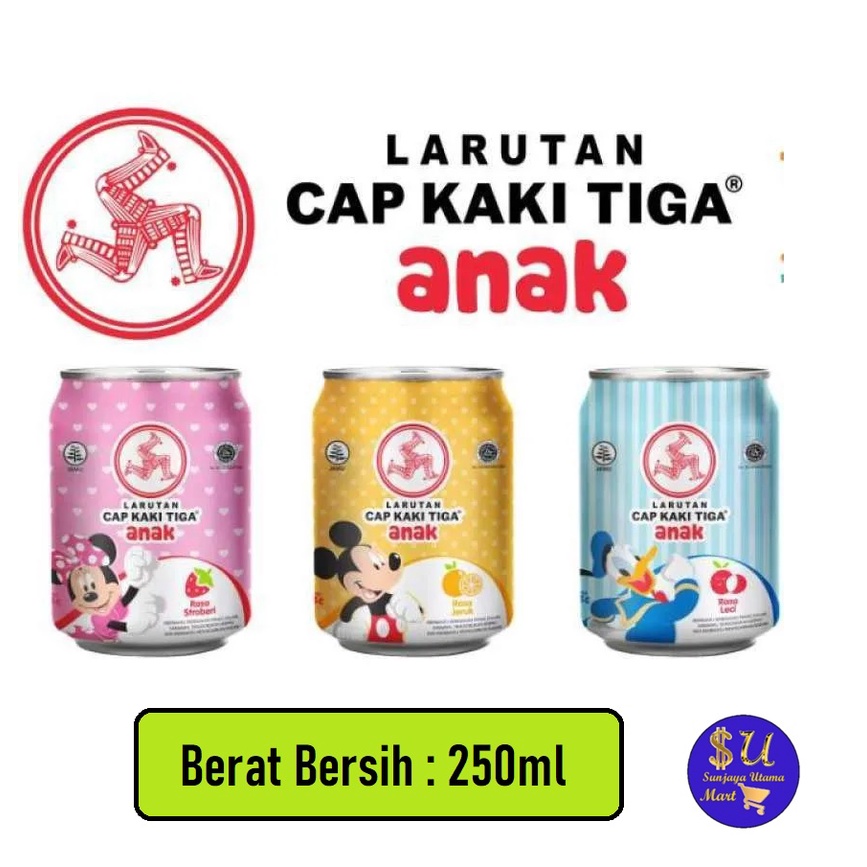Jual Larutan Cap kaki 3 anak 250ml kemasan kaleng All variant | Shopee Indonesia