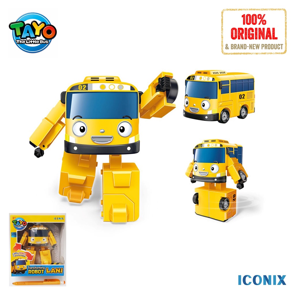Jual Iconix Tayo The Little Bus Transforming Bus Lani TYX121011 Korean ...