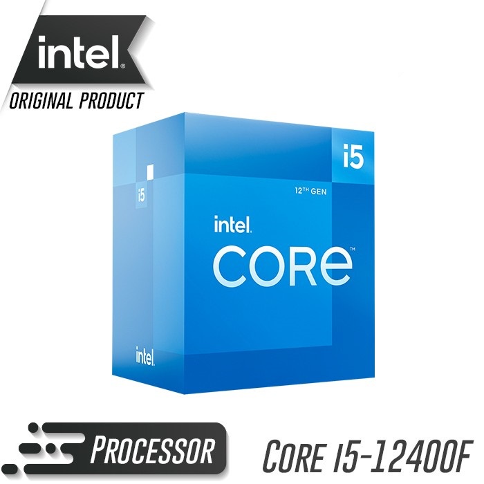 Jual INTEL CORE I5-12400F | Desktop Processor 6 (6P+0E) Cores LGA-1700 ...