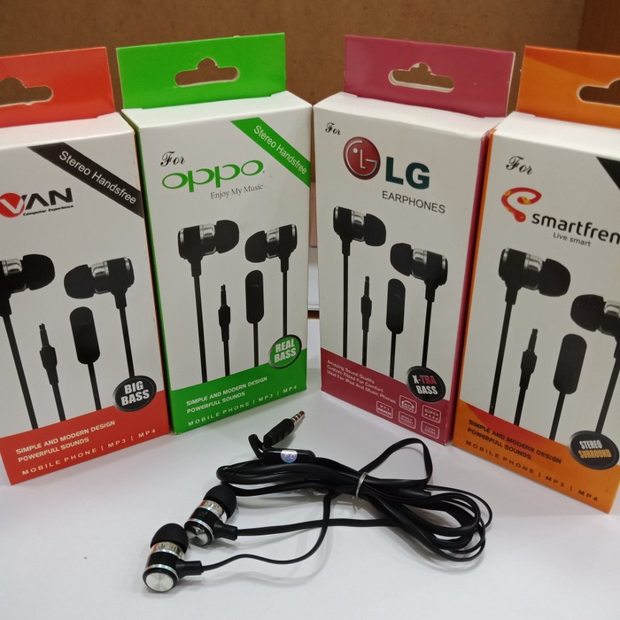 Jual Headset Handsfree Branded OPPO , LG , ADVAN , SMARTFREN , ACER ...
