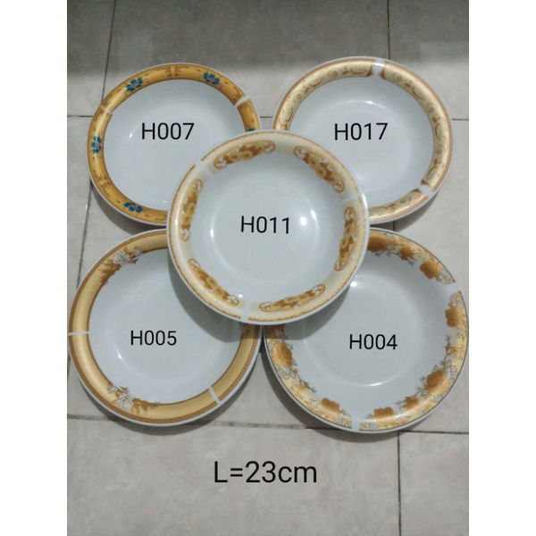 Jual piring keramik merk "Menara" 9.25" | Shopee Indonesia