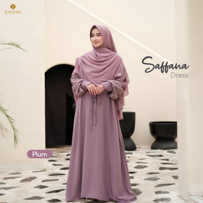 Jual SAFFANA DRESS BY ZAYENA INDONESIA ORIGINAL (PRE-ORDER) | Shopee Indonesia