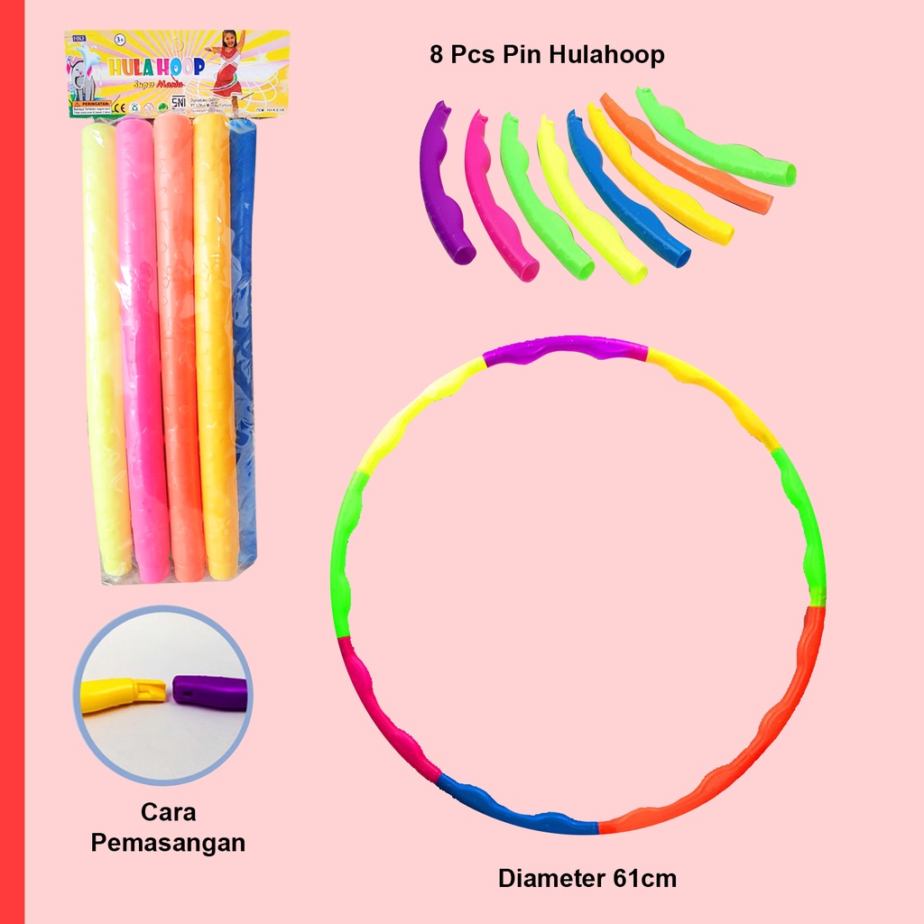 Jual Hula hoop / hulahup / bongkar pasang 8 batang | Shopee Indonesia