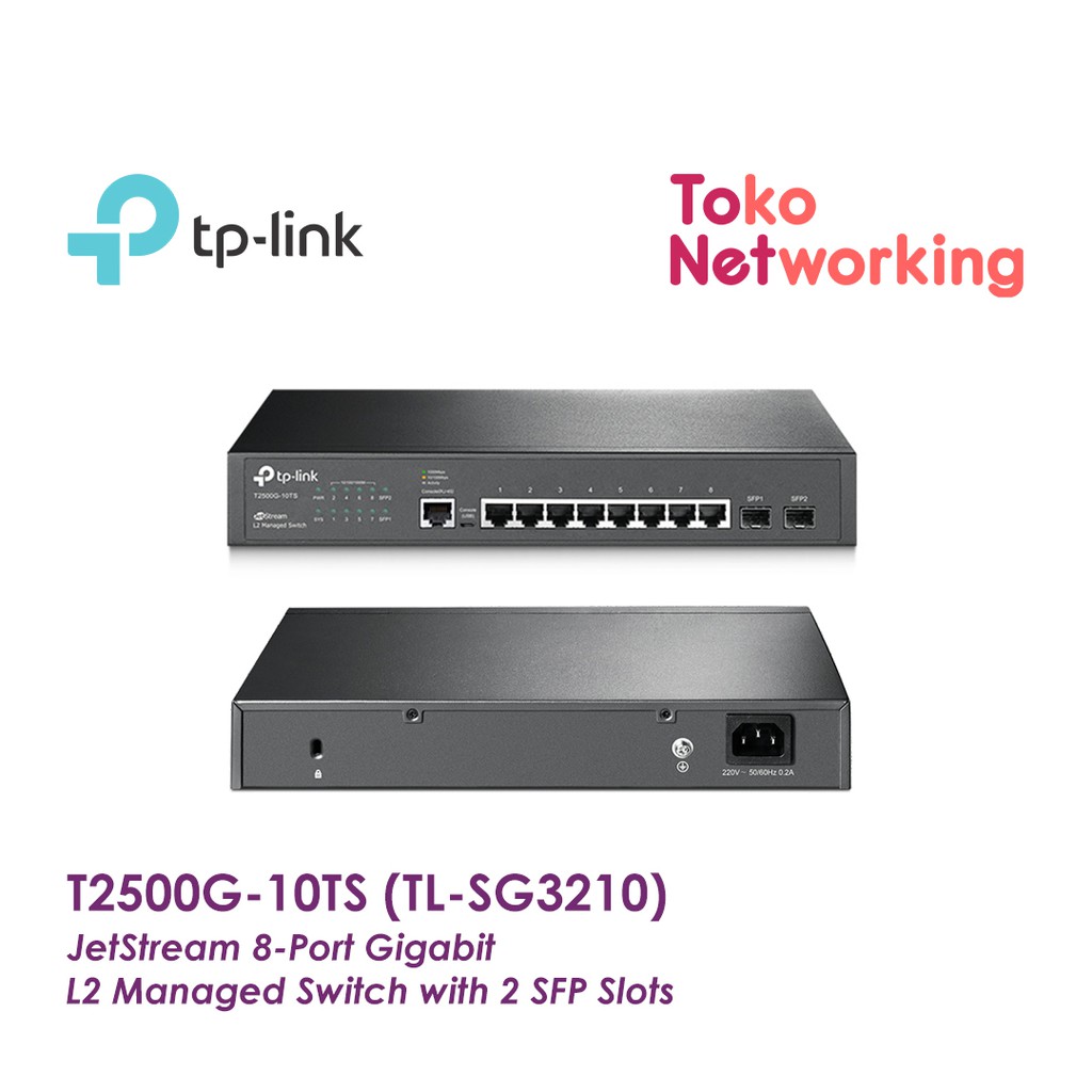Jual TP-LINK TL-SG3210 JetStreamTM 8-Port Gigabit L2 Lite Managed ...