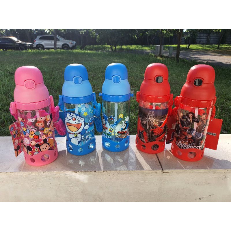 Jual Botol Minum Anak Karakter Antislip BPA FREE 450ml 600ml - 3661 3662 | Shopee Indonesia
