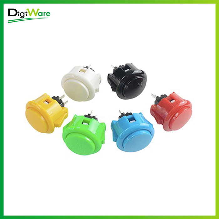 Jual Sanwa 30mm Push Button For Arcade Game Joystick Controller - Merah | Shopee Indonesia