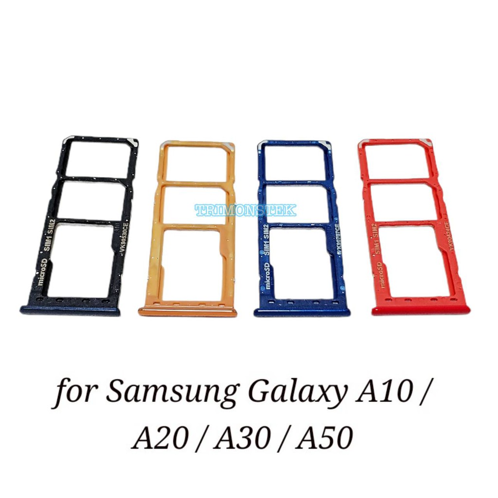 Jual Simtray Sim Tray Sim Lock Samsung Galaxy A10 A20 A30 A50 A105 A205 ...