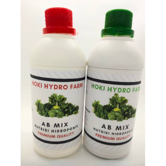 Jual AB Mix Cair Sayuran Daun 500 ml ( Harga Dijual Sepasang ) | Shopee ...
