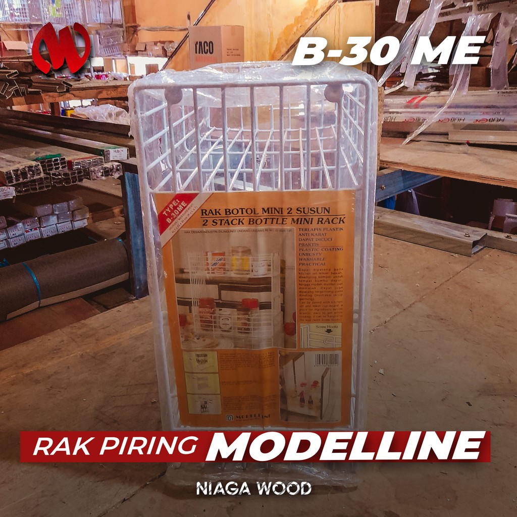 Jual Modelline Rak Botol Mini 2 Susun B-30 ME, B-40 ME | Shopee Indonesia