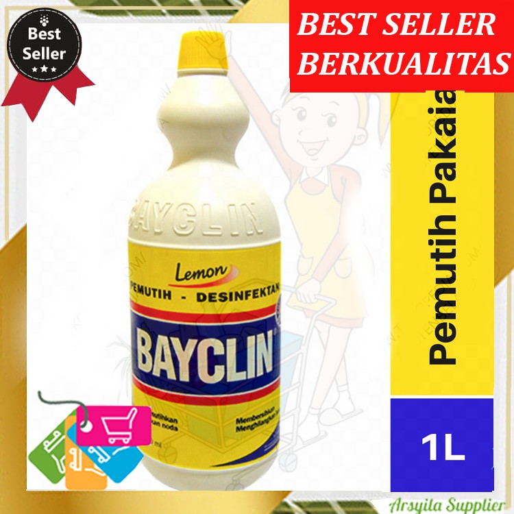 Jual Bayclin Lemon Desinfektan- Proclin Pemutih Botol 1000ml | Shopee ...