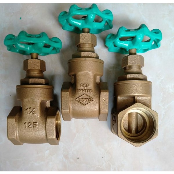 Jual Get Valve Kuningan 1 1/4 inch / Get Valve 1 1/4" Kuningan Toyo ...