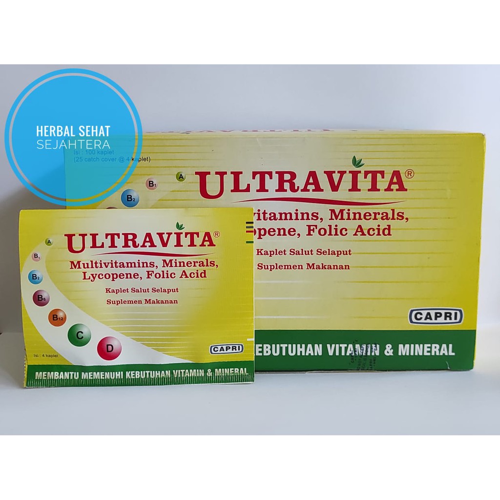 Jual ULTRAVITA 100 Tablet Ultravita ultrafita (Per Box) | Shopee Indonesia