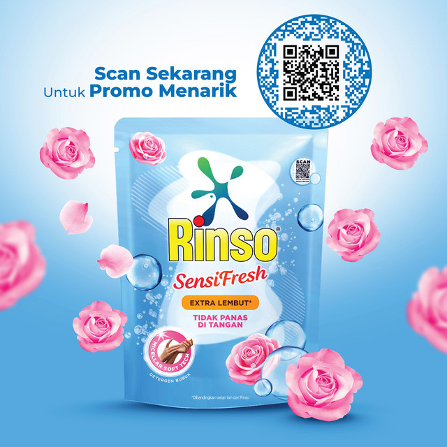 Jual Rinso SensiFresh Detergent Cair Deterjen Extra Lembut Micellar ...