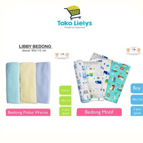 Jual LIBBY BEDONG BABY BEDONG KAIN BAYI ISI 3 PCS PER PACK | Shopee ...