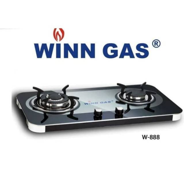 Jual Winn Gas Kompor Kaca 2 Tungku W - 888 | Shopee Indonesia
