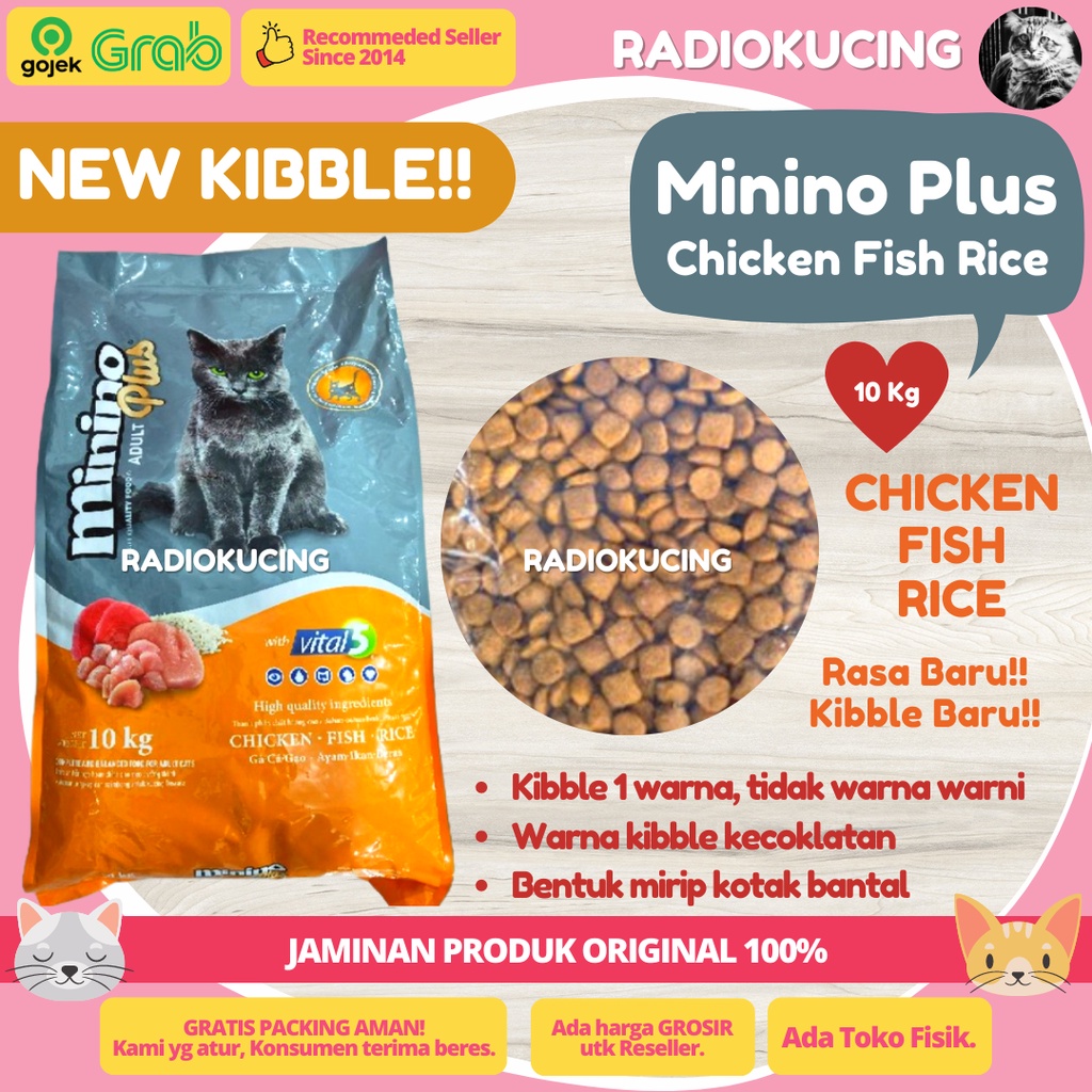 Jual Minino Plus 10 Kg Karung Freshpack - Makanan Kucing Cat Food ...