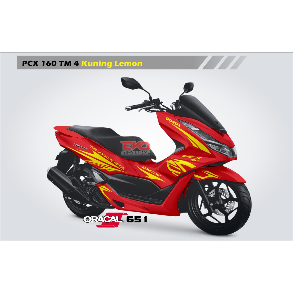 Jual Stiker PCX 160 MERAH Cutting Sticker New Pcx | Shopee Indonesia