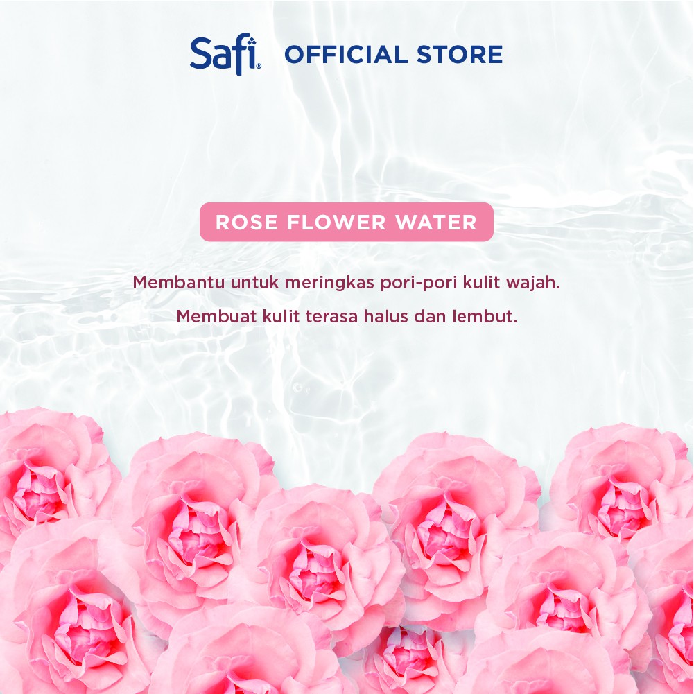 Jual SAFI - Naturals Micellar Water - With Rose 100ml - Pembersih Wajah ...