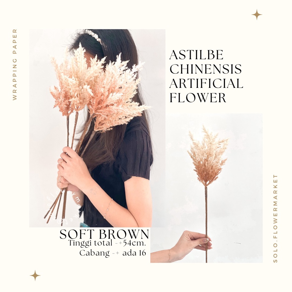 Jual ASTILBE CHINENSIS ARTIFICIAL Bunga Astilbe Tangkai Panjang ...