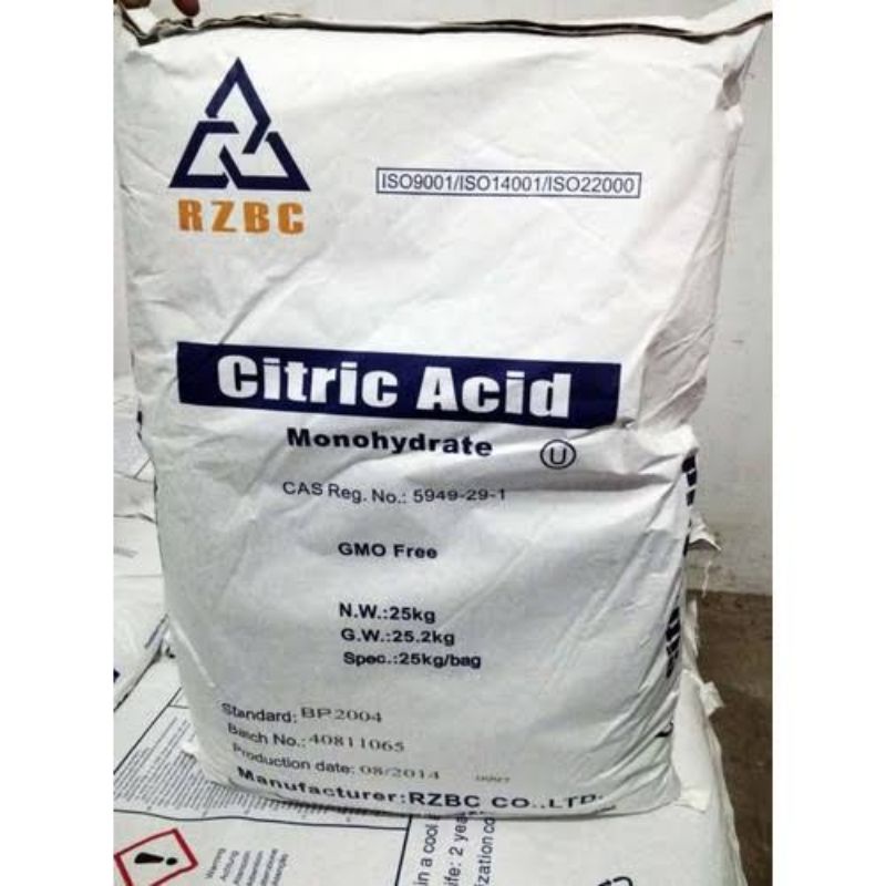Jual 1Kg Citric Acid Foodgrade / Citrun / Asam Sitrat RZBC | Shopee ...