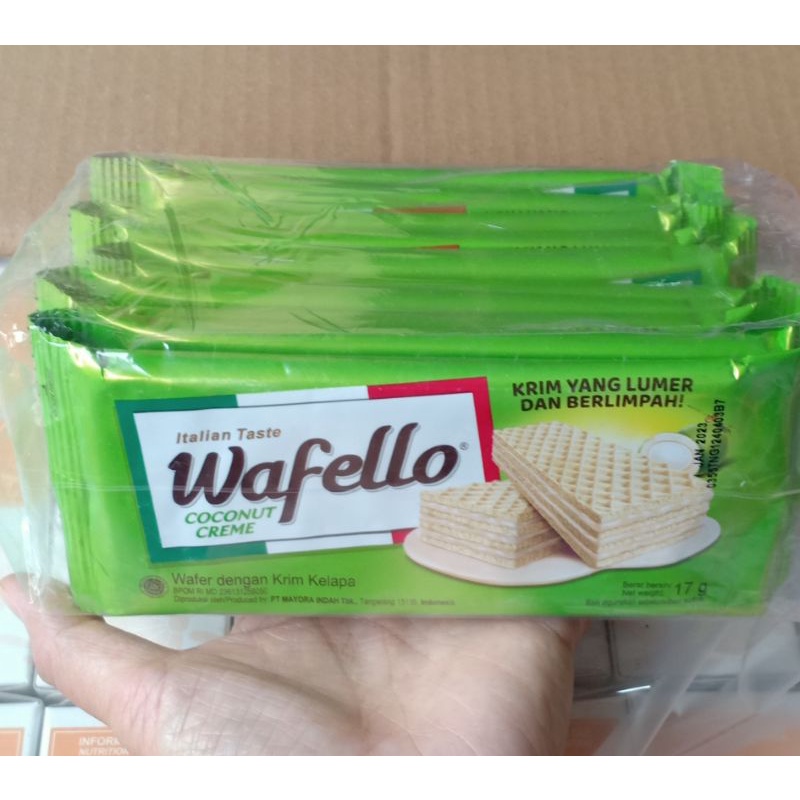 Jual agen distributor makanan ringan cemilan wafer biskuit wafello ...