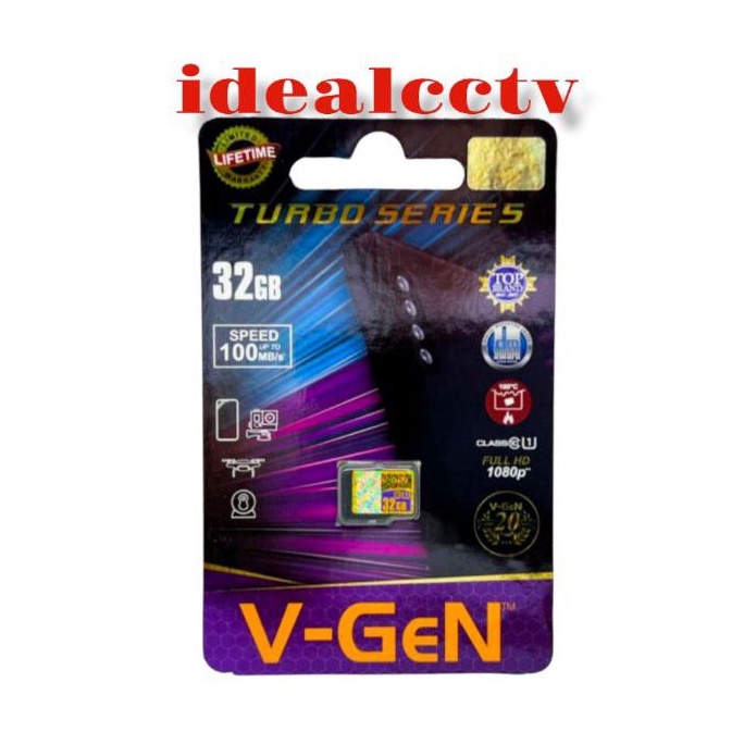Jual Kartu Memori VGEN ORIGINAL / Memory Card V Gen ORI 32GB CLASS 10 ...
