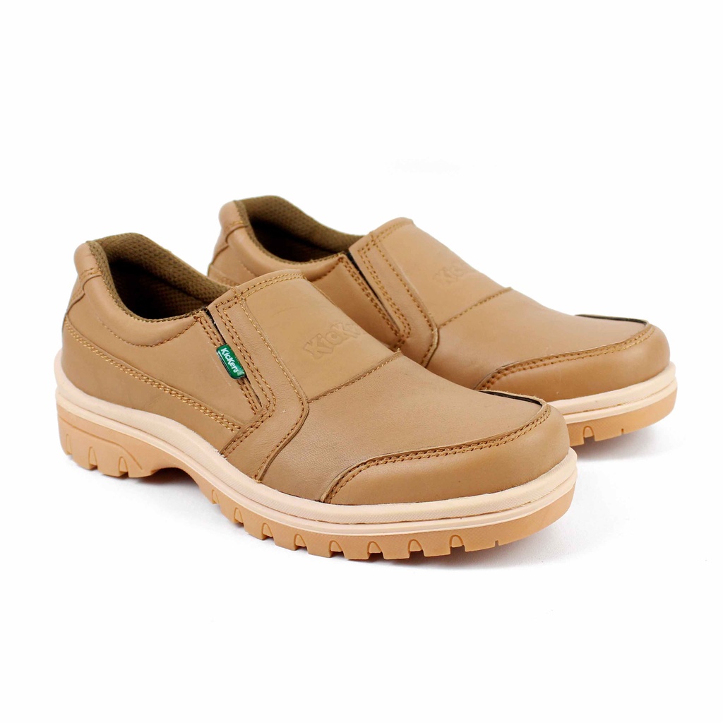 Jual Sepatu Slip On Pria Dewasa Kulit Asli Model Casual HIRIO TAN ...