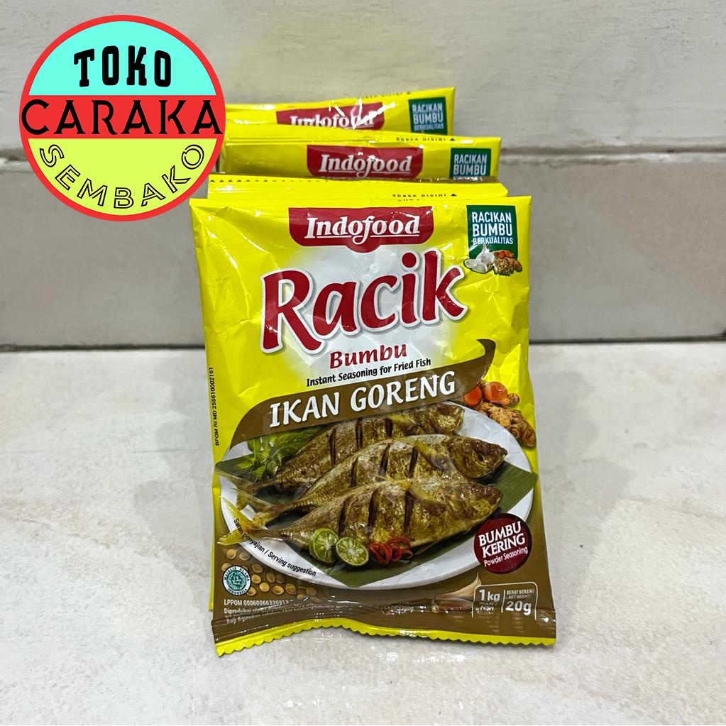 Jual Indofood Bumbu Racik Ikan Goreng 20g - Kemasan Praktis Sachet ...