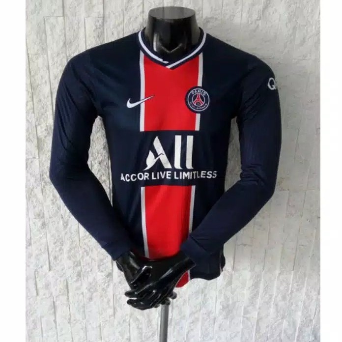 Jual Jersey Bola GO PSG Home Lengan Panjang 2020 2021 - Longsleeve ...