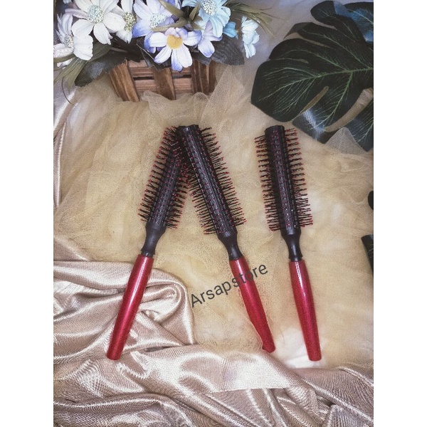 Jual ASP94 Sisir Blow Salon/ Sisir Bulat / Sisir Curly | Shopee Indonesia