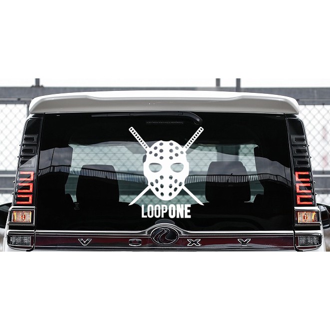 Jual stiker mobil jdm loop one custom cutting stiker murah | Shopee ...