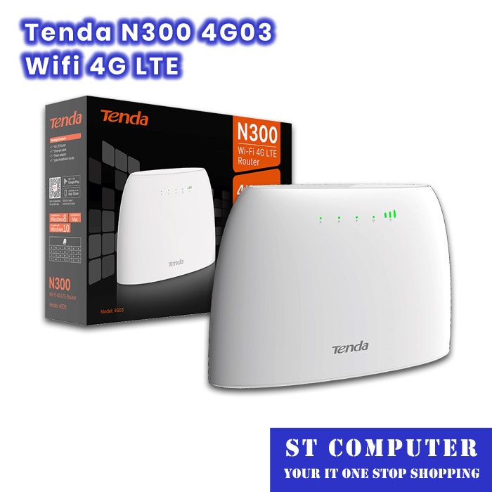 Jual Tenda N300 4G03 Wifi 4G LTE Router | Shopee Indonesia