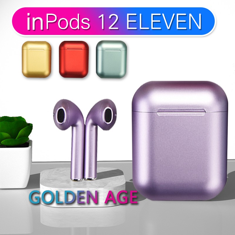 Jual Original Colorful Wireless Earphone Bluetooth TWS INPods 12 Eleven ...