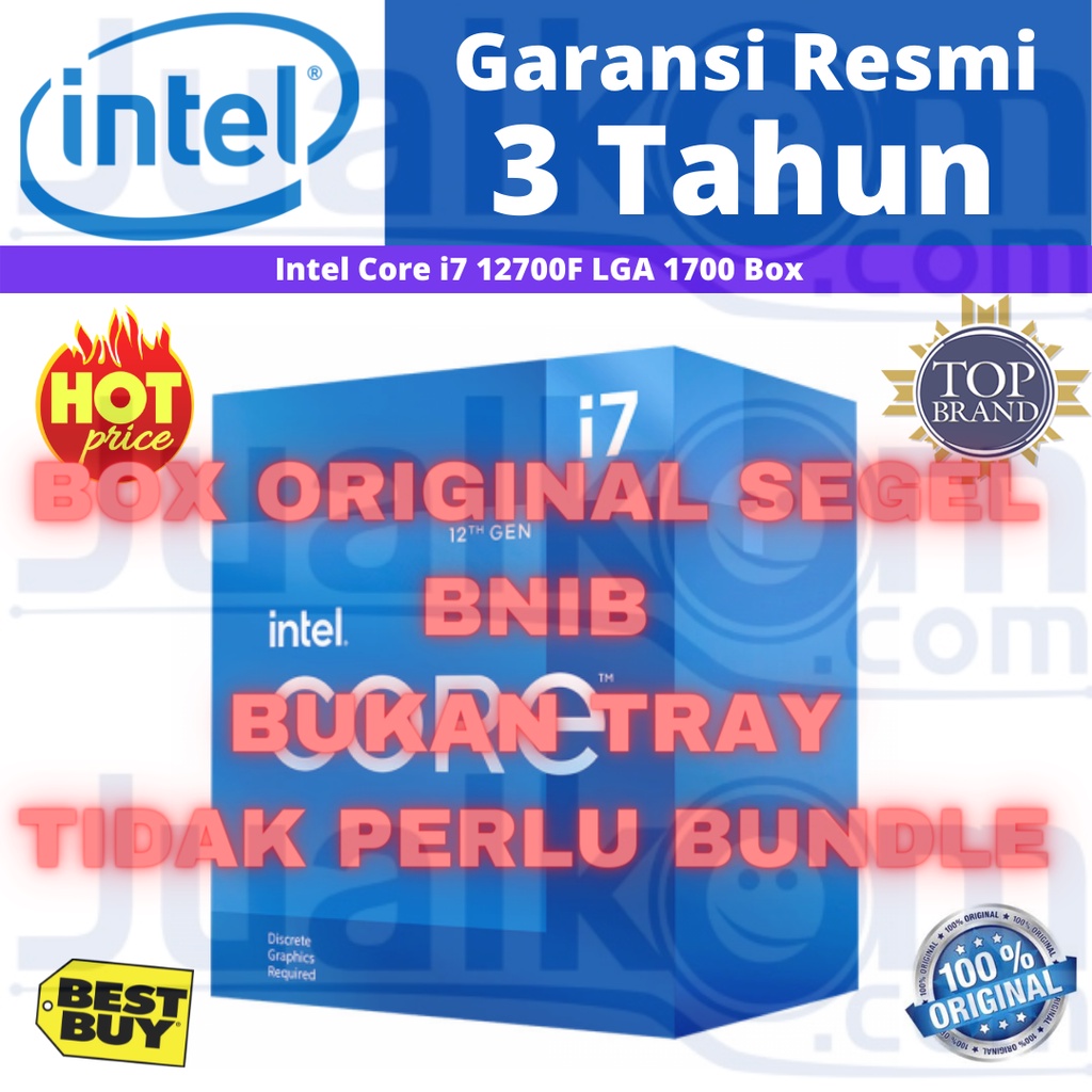 Jual Processor Intel Core i7 12700F LGA 1700 Box | Shopee Indonesia