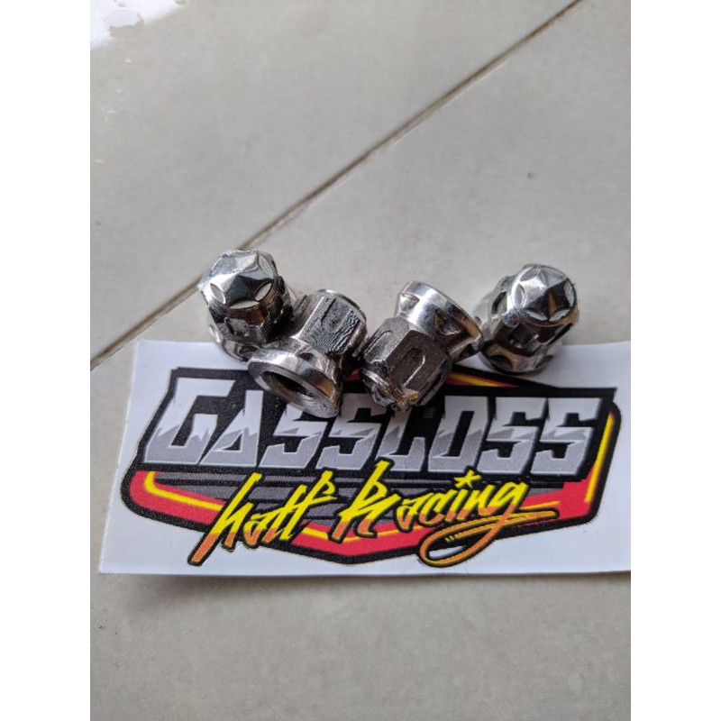 Jual MUR TOPI KOP KUNCI 12 MUR HEAD CB GL MP TIGER TIREV STENLISH 4 PCS ...