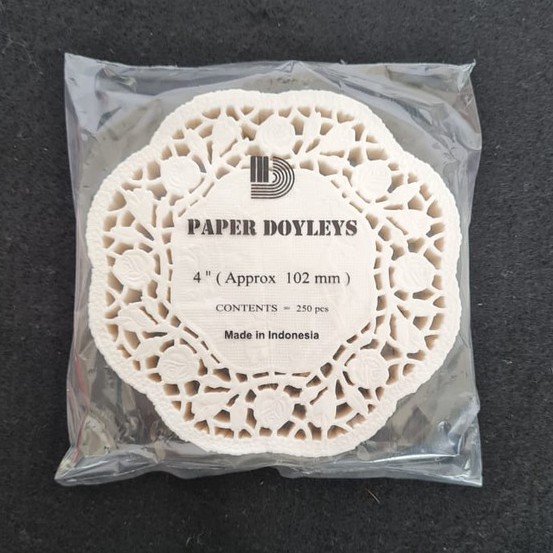 Jual Paper Doyleys Round White Diameter 4 Inch | Shopee Indonesia