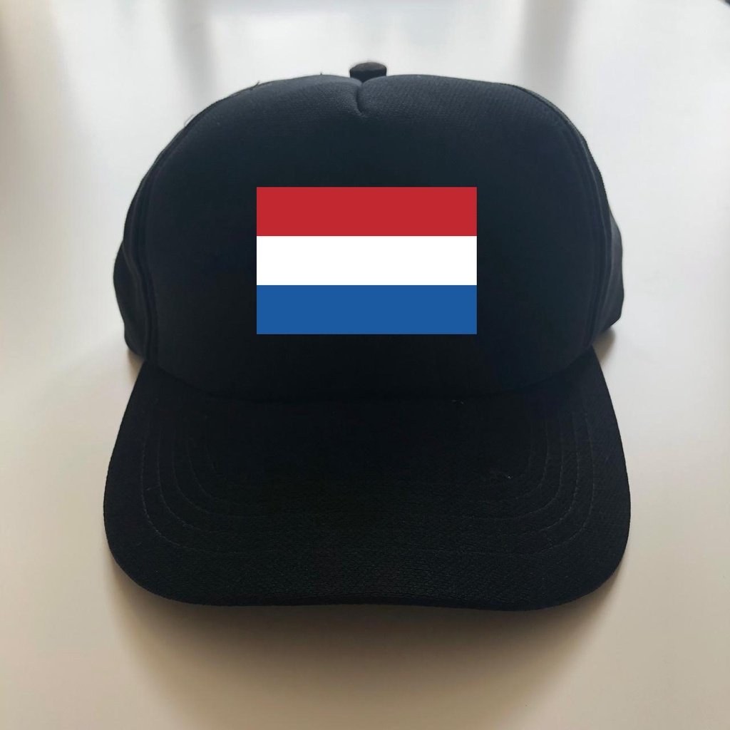 Jual topi baseball velcro premium desain bendera belanda | Shopee Indonesia
